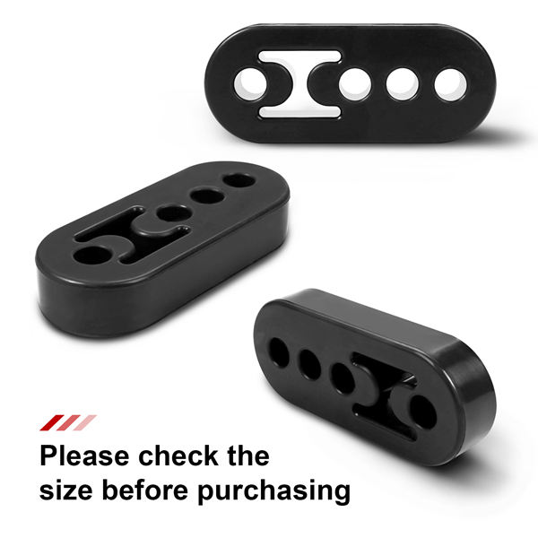 Exhaust Hanger Rubber Adjustable Insulator Bushing Mount 4 Holes, Tail ...